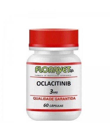 Oclacitinib 3mg Pote 60 Cápsulas - Uso Veterinário